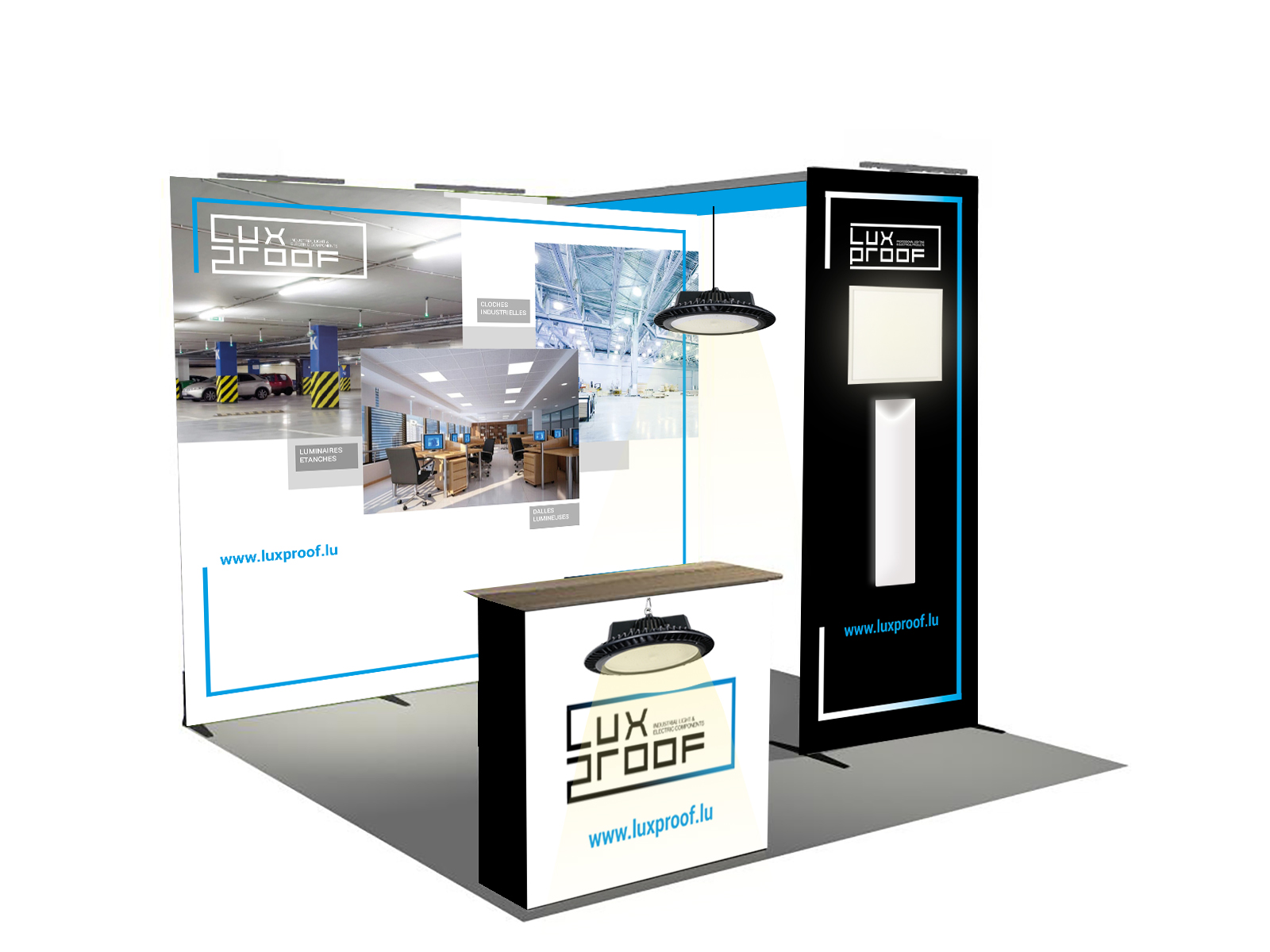 Stands en tissu panoramic - BOMG